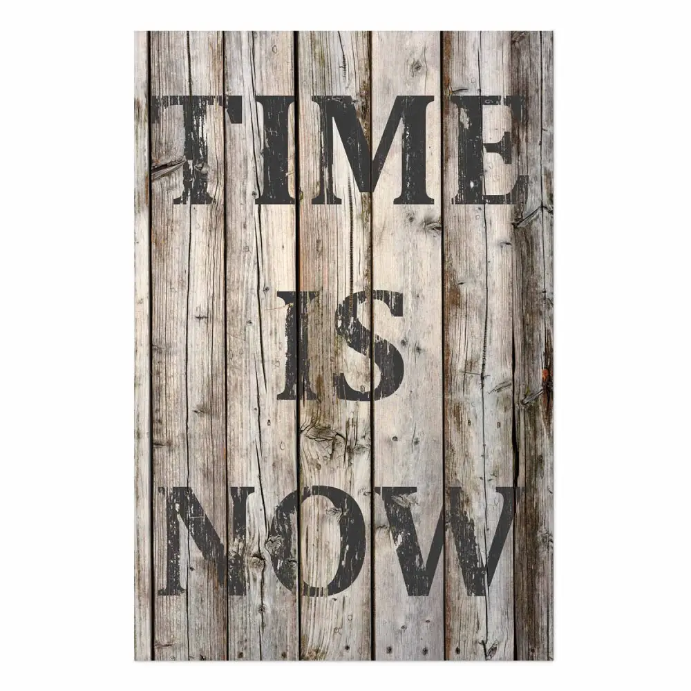 Plakat Retro: Time Is Now [Poster] na ścianę - sklep bimago