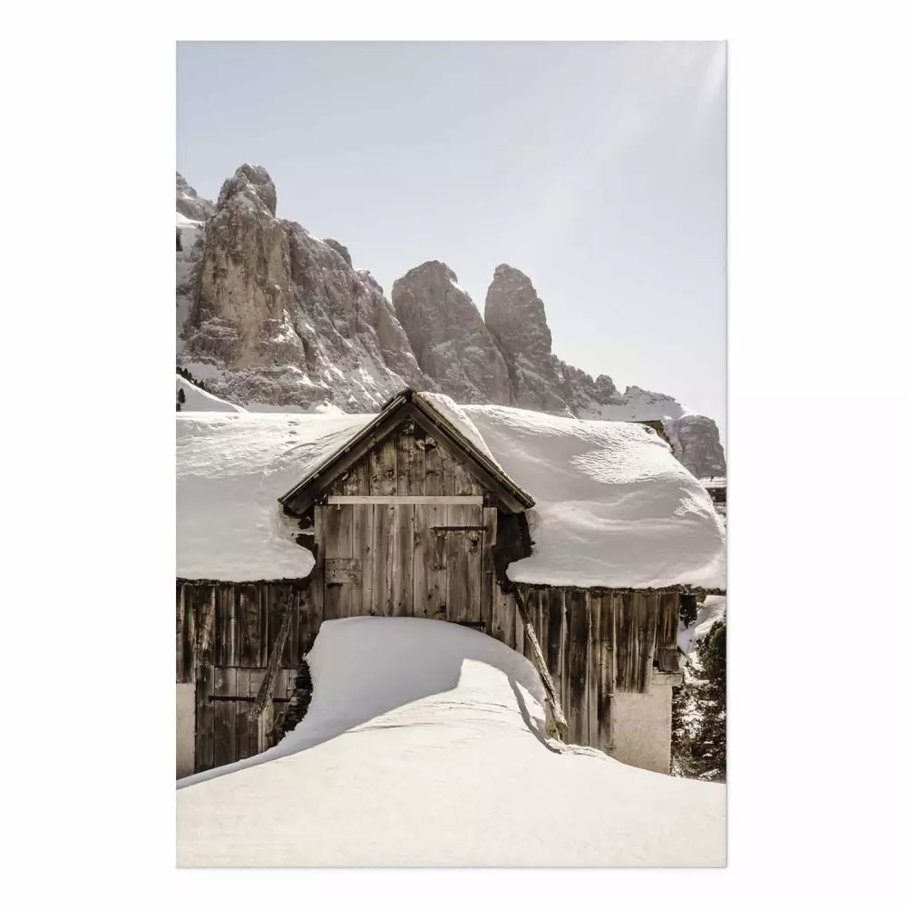 Plakat Zima w Dolomitach [Poster] na ścianę - sklep bimago