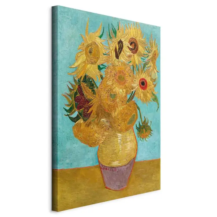 Reprodukcja Vincent van Gogh - Słoneczniki II - obraz na ścianę malarza ...
