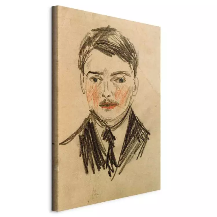 Reprodukcja August Macke - Autoportret - obraz na ścianę malarza ...