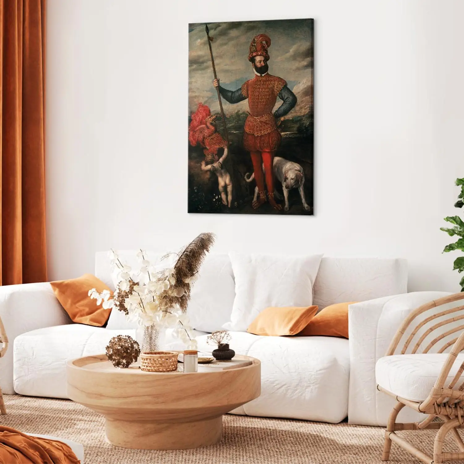 Reprodukcja Tycjan - Portret włoskiego szlachcica - obraz na ścianę ...