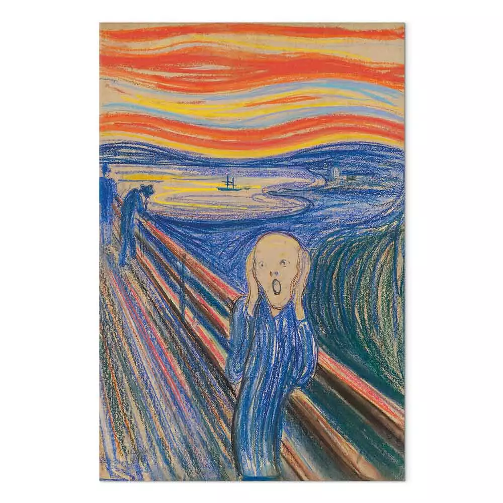 Reprodukcja Krzyk - obraz na ścianę malarza: Edvard Munch - sklep bimago