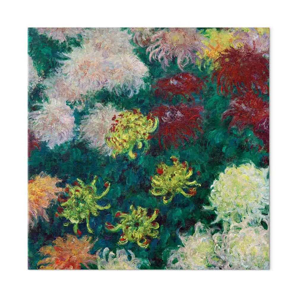 Reprodukcja Massif de chrysanthèmes - obraz na ścianę malarza: Claude ...