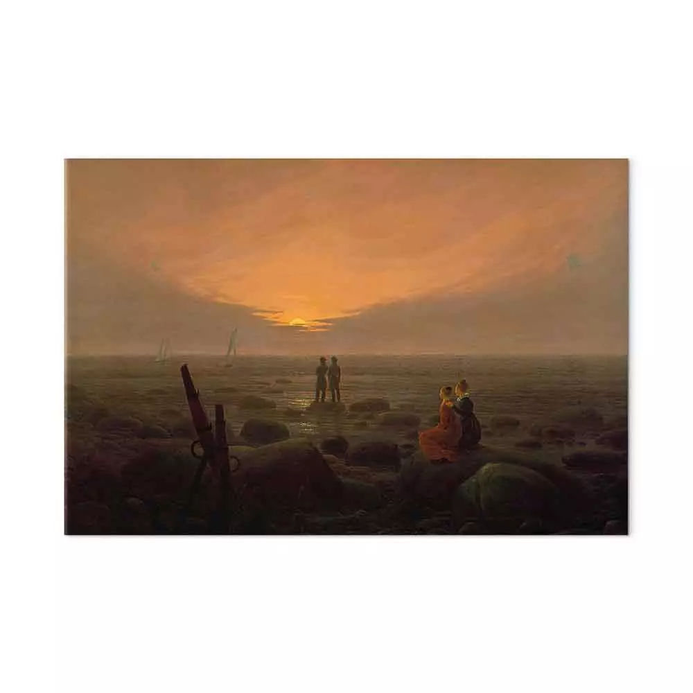 Reprodukcja Moonrise by the Sea - obraz na ścianę malarza: Reprodukcje ...