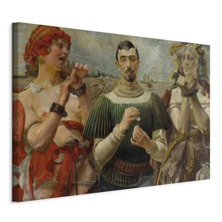 Reprodukcja Jacek Malczewski - Polski Hamlet - obraz na ścianę malarza ...