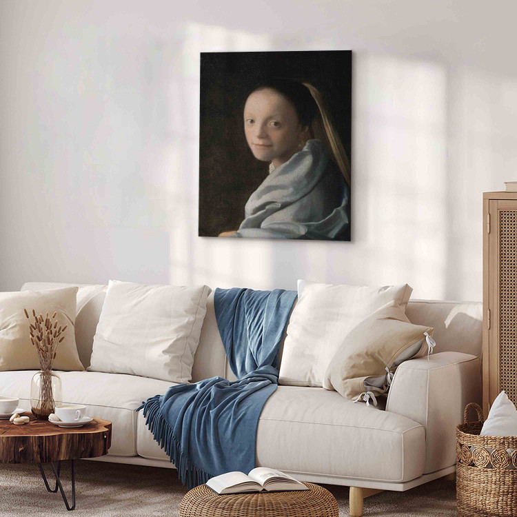 Reprodukcja Głowa dziewczyny - obraz na ścianę malarza: Jan Vermeer ... Reprodukcja Głowa dziewczyny - obraz na ścianę malarza: Jan Vermeer ...