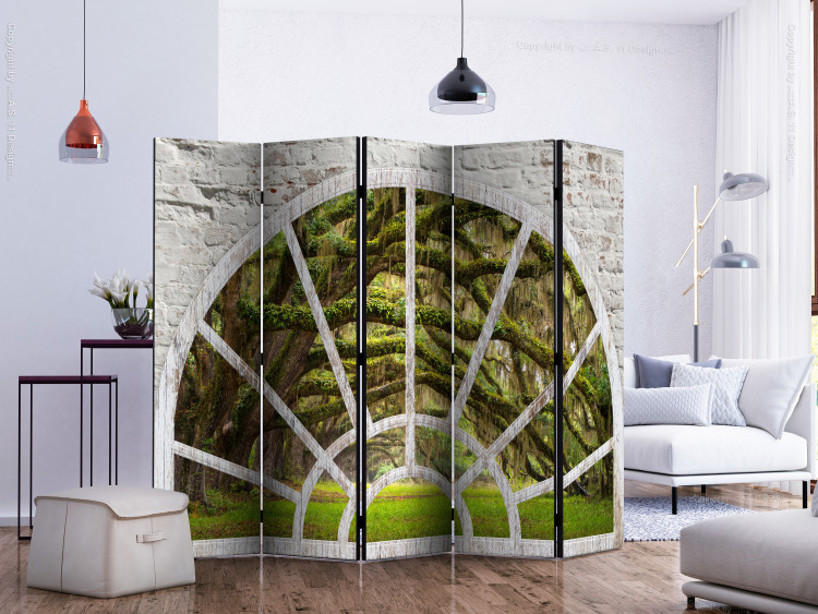 Parawan Okno do Tajemniczego Lasu II [Room Dividers] do pokoju - sklep ...
